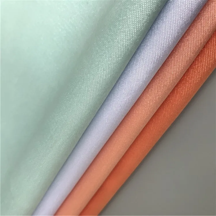 China Textile City Shaoxing 100% Polyester Cooling Satin Fabric By The ...