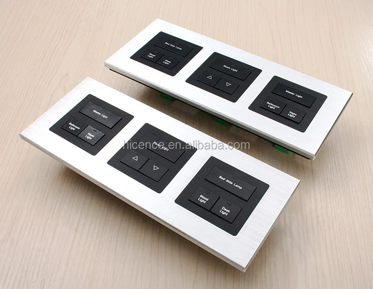 New Style 12v Modbus Room Operating Panel Switch System For Smart Hotel ...