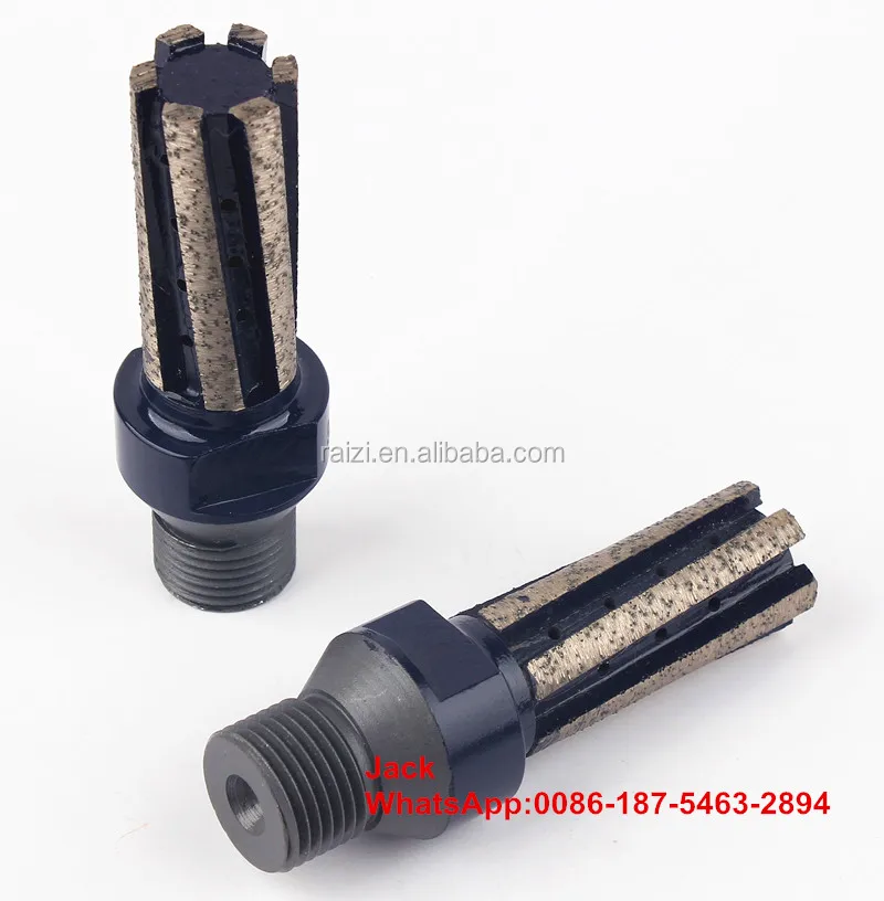RAIZI Hot Selling CNC Machine Vacuum Brazed Diamond Drilling Finger Bit ...