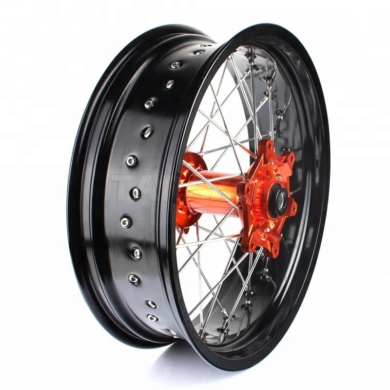 Aluminum Motorcycle Spoke Wheels For Ktm Supermoto - Buy Motorcycle ...