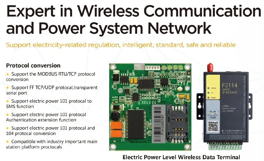 F2114 Arm Automatic Meter Reading Rs232 5 Io Gprs M2m Modem Meter Modem ...