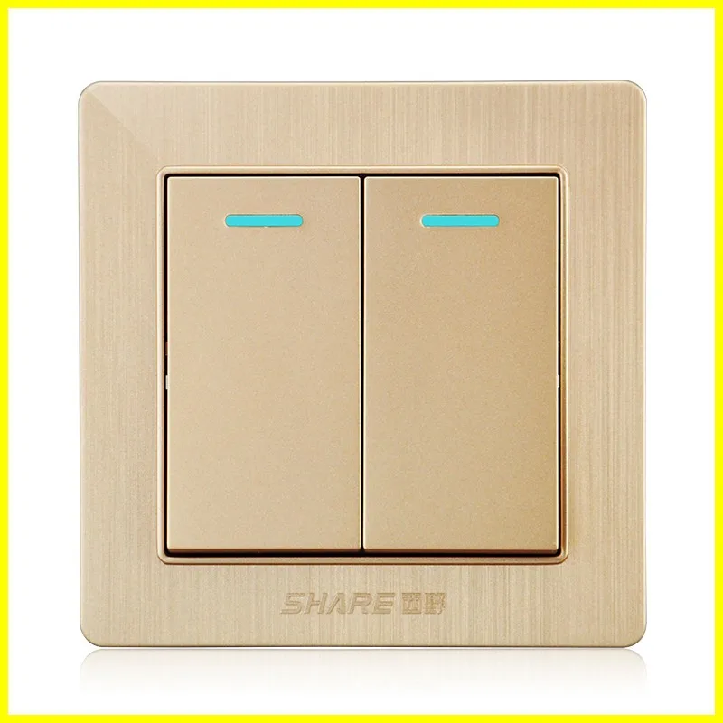 Share 16 Amp 250v Flush Mounted Switch 4 Gang 1 Way Lighting Control ...