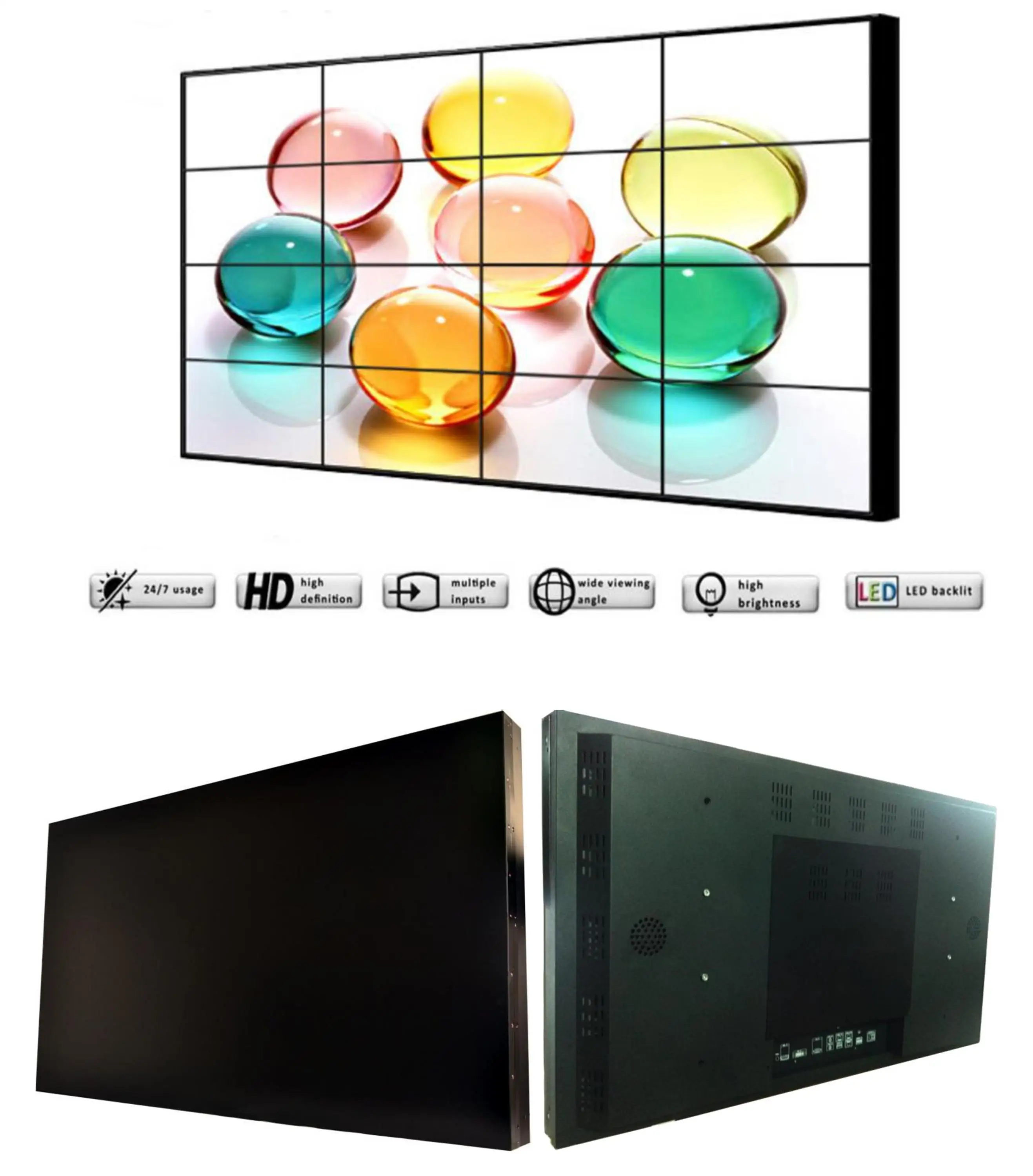 Ekaa 46 Inch Factory Wholesale Screen Lcd Videowall For Video ...