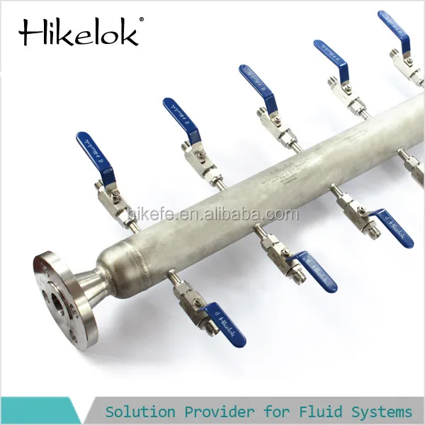 Parker Type 3/4 Npt Female Instrument Air Distribution Header Valve Air ...