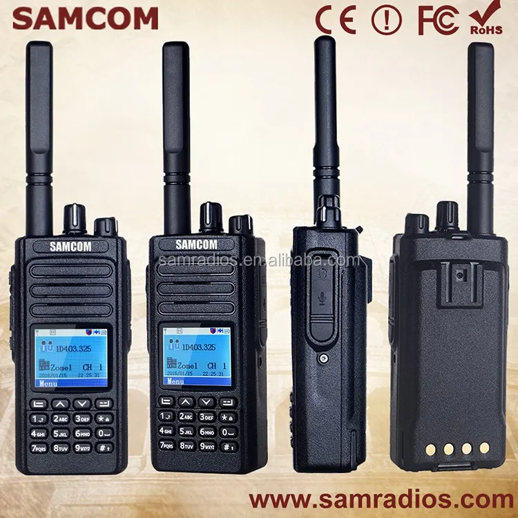Samcom Dmr Two Way Radio Dp-20 With Fcc,Ip 67 Compatible With Moto ...