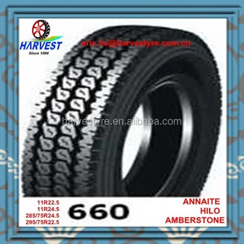 Annaite Amberstone Hilo Truck Tire 660 Pattern 11r22.5 11r24.5 285 ...