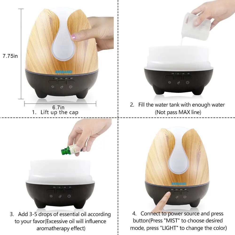 500 Ml Electric Essential Oil Perfume Air Aromatizer Diffuser For Hotel ...