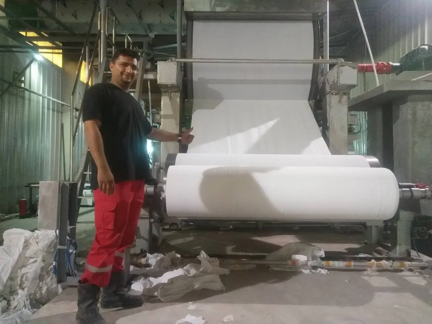 Small Waste Paper Recycling Toilet Paper Making Machine