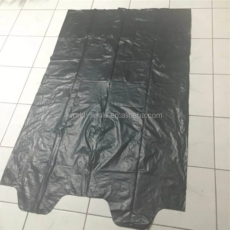 Wave Top Ldpe Plastic Trash Bag Flap Tie Large Garbage Bag With Flaps ...