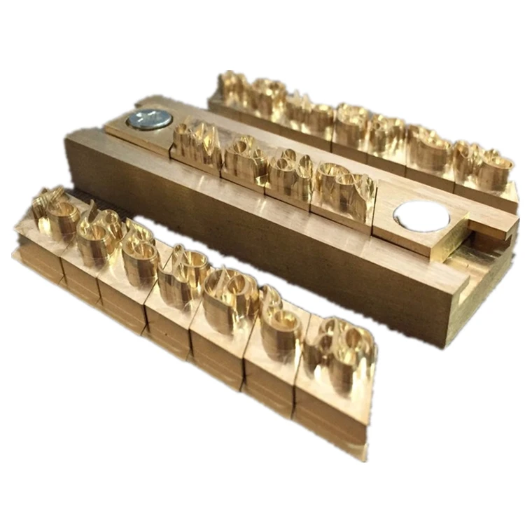 Many Fonts Brass Stamp Copper Molds Brass Letters for Hot Stamping for ...