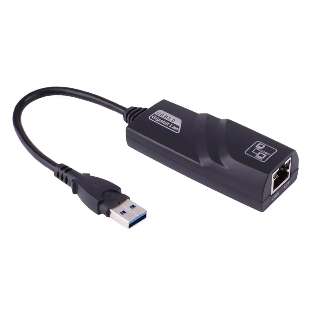High Speed 10/100/1000 Mbps Usb 3.0 Am To Ethernet Rj-45 Otg Converter ...