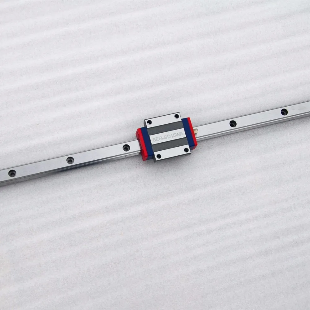 Linear Guide Rail And One Block 100mm To 4000mm Cnc Rail Linear Guide ...