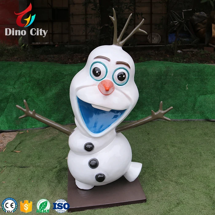 Children Popular Cute Fiberglass Life Size Cartoon Statue