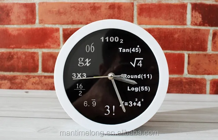 Polytechnic Mathematics Equation When The Alarm Clock Desk Clock Table ...