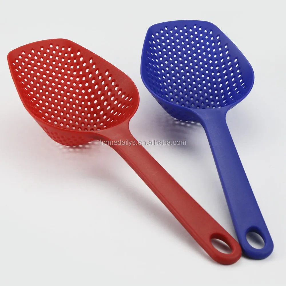 Long Handle Plastic Strainer With Customized Color - Buy Filter ...