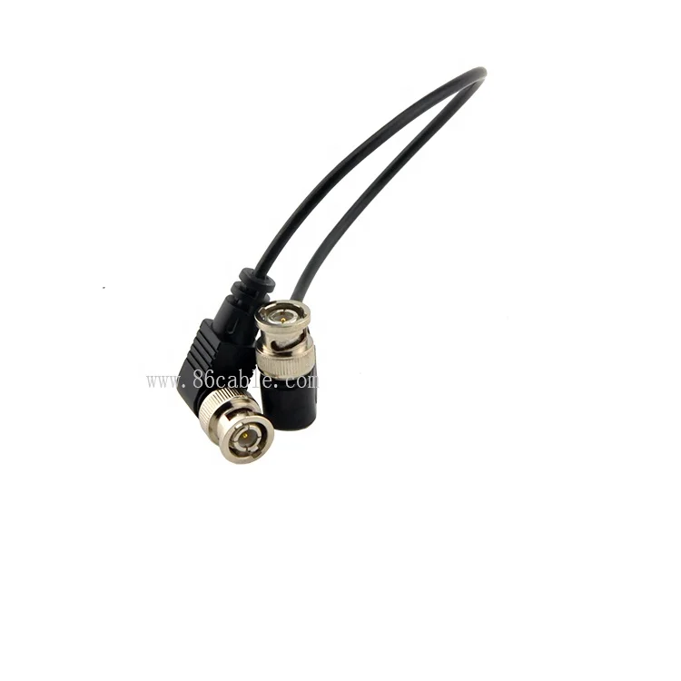Sdi 电缆 3g Sdi 同轴电缆 (75 欧姆) 带 90 度 Bnc 至 Bnc 镀银直角连接器，用于视频设备 (黑色) - Buy Sdi 同轴电缆 Bnc 电缆，90 度 Bnc ...