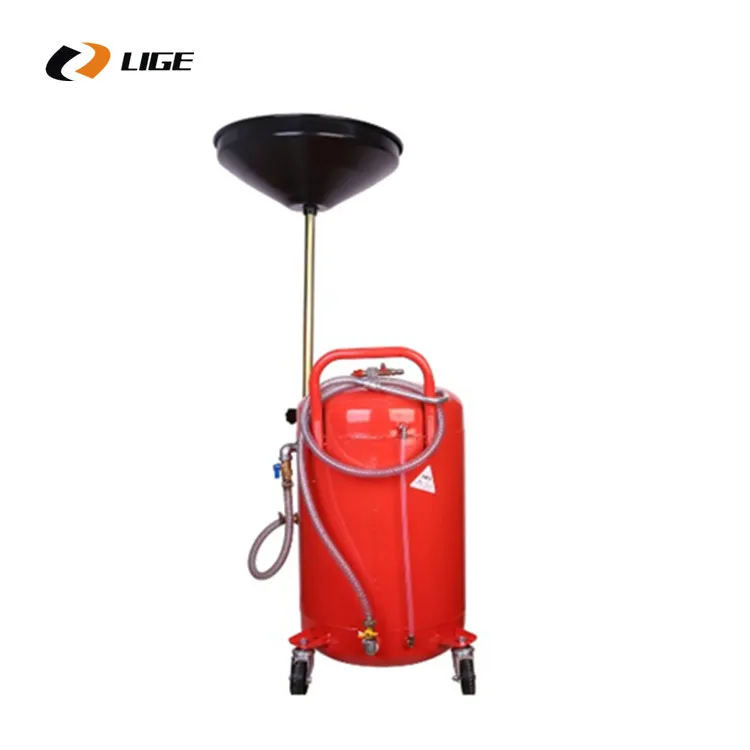 LIGE Oil Drain Machine 80L with Pan Waste Oil Changer| Alibaba.com