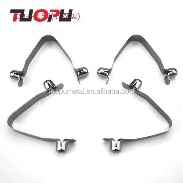 Tent Pole Push Button High Elasticity Clips Single Hollow Button Clips ...