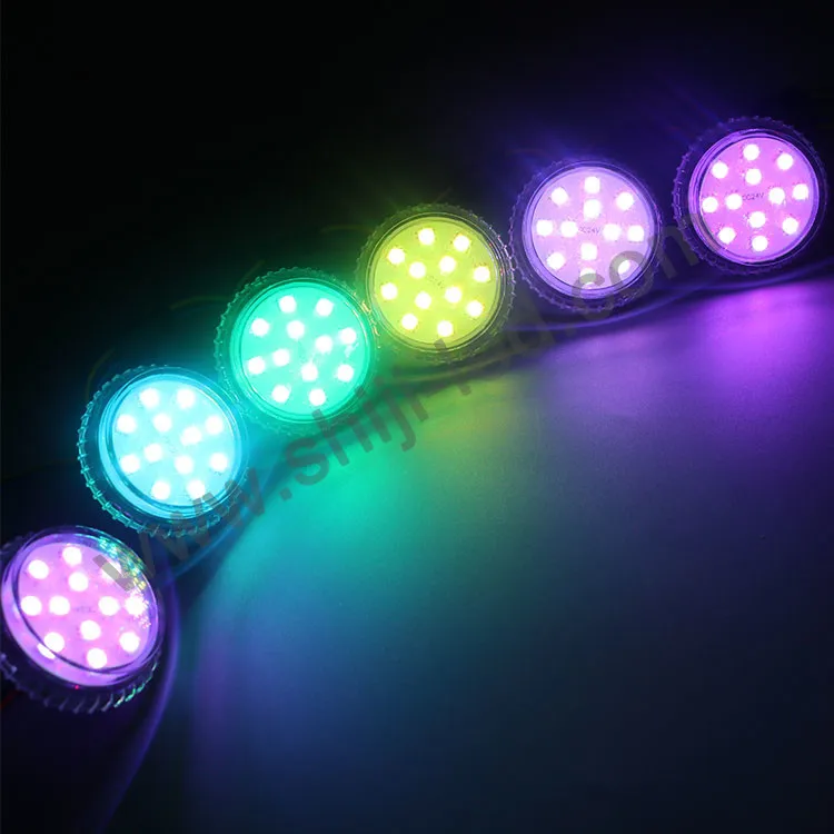 50mm Dc24v 12 Leds Smd 5050 Rgb Led Pixel Led Ucs2903/ws2811 - Buy Led ...
