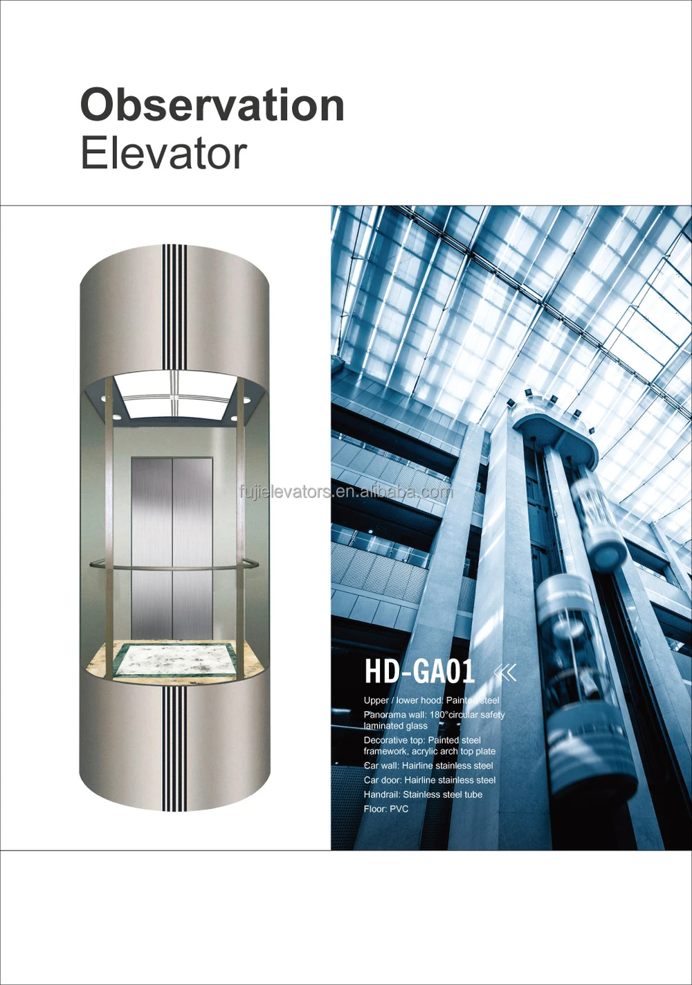 1000kg Fuji Elevator Observation/lift The Lord - Buy Fuji Ascensor De ...