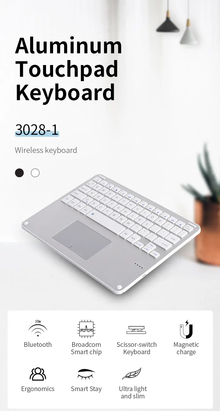 Touchpad Keyboard Android Teclado Wireless Keyboard For Hisense Smart ...