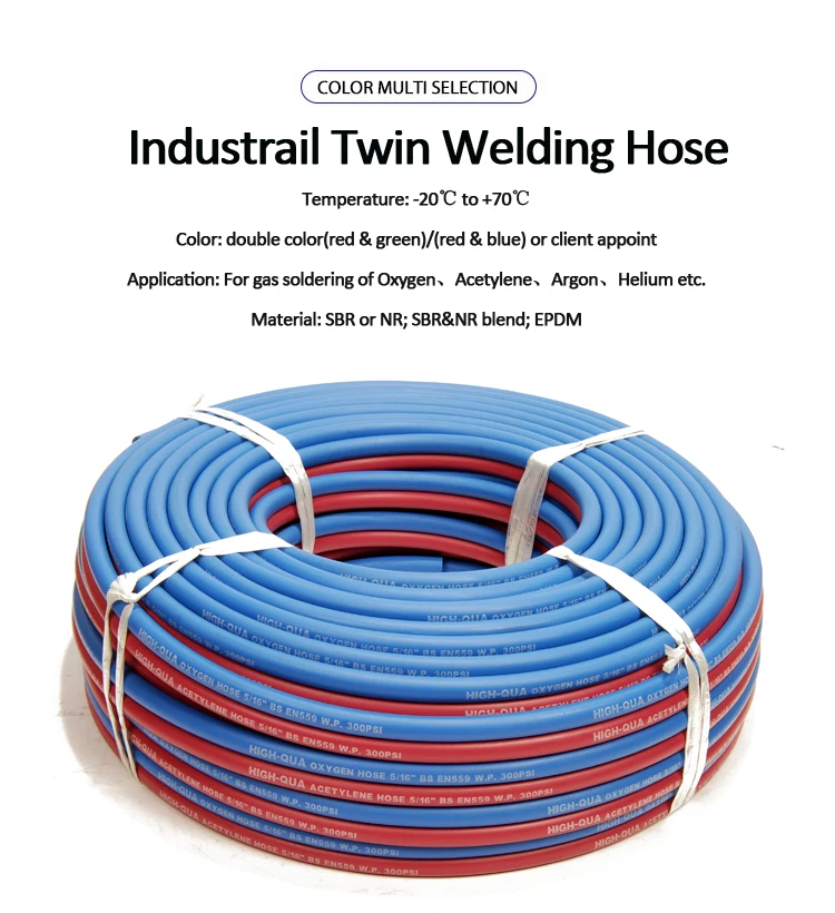 Rubber Twin Welding Hose Oxygen Acetylene Braided Welding Hose| Alibaba.com