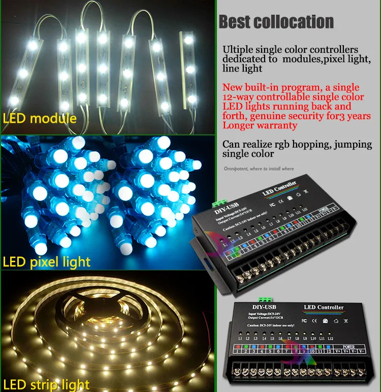 High Quality Led Pixel Controller Sd Card Dvi Led Controller Software ...