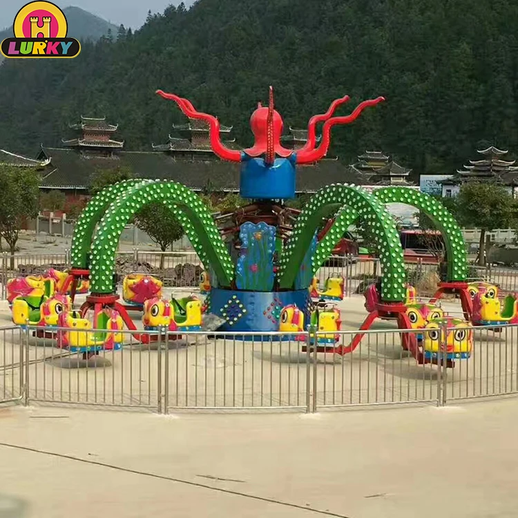 Alibaba Fr Rotary Lifting Giant Octopus Rides For Outdoor Amusement ...