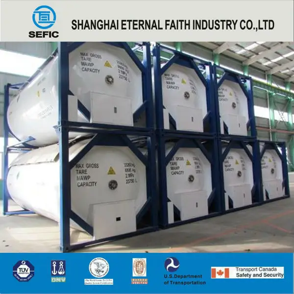 T75 Iso Standard Cryogenic 40m3 Nitrogen Gas Tank Container - Buy ...