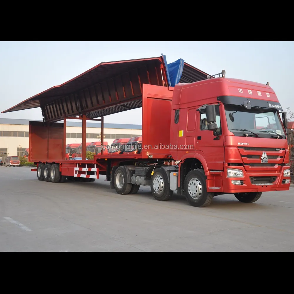 High Quality Wing Van Trailer,Wing Body Truck Trailer,Open Van Semi ...