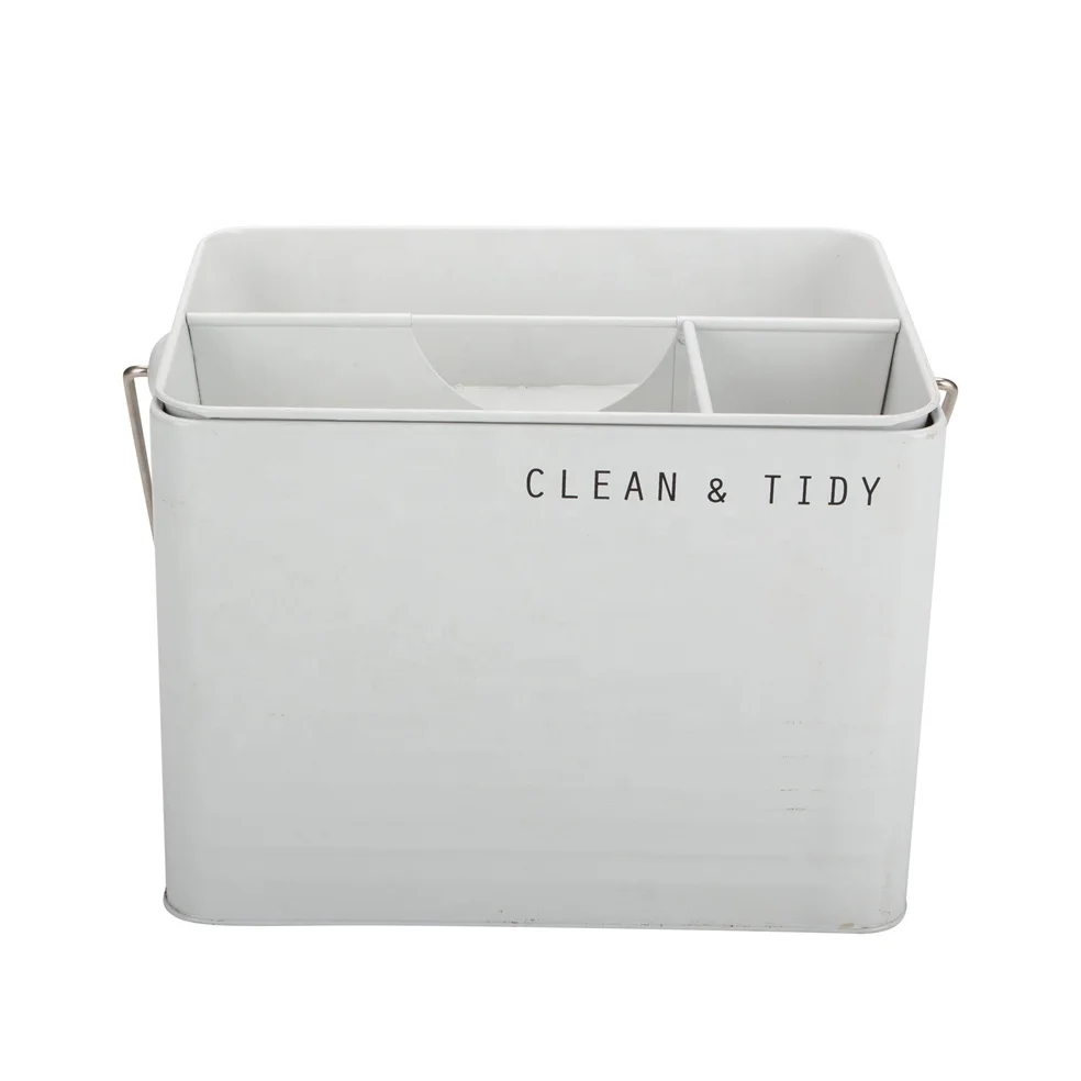 Home Storing Transporting Housekeeper Galvanized Steel Metal Cleaning ...