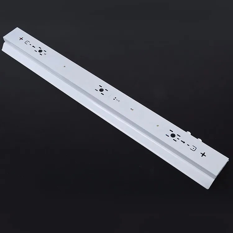 2*18w Double Fluorescent Light Fixture T8 Fluorescent Tube Bracket With ...