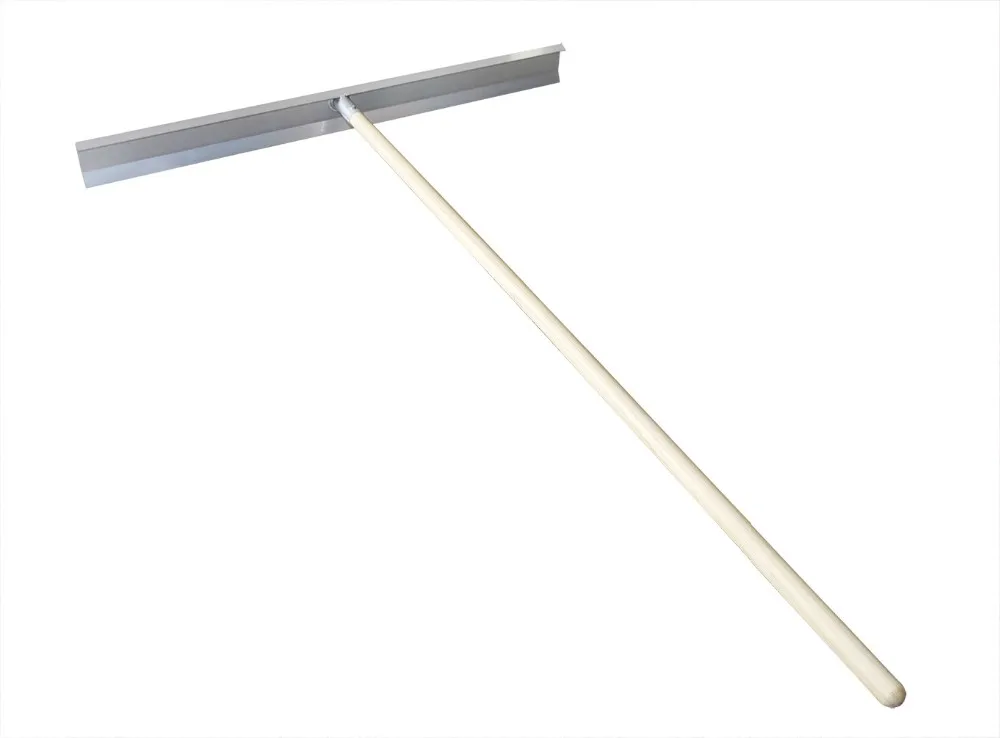Aluminum Concrete Rake With Wooden Handle For Construction Tools And ...