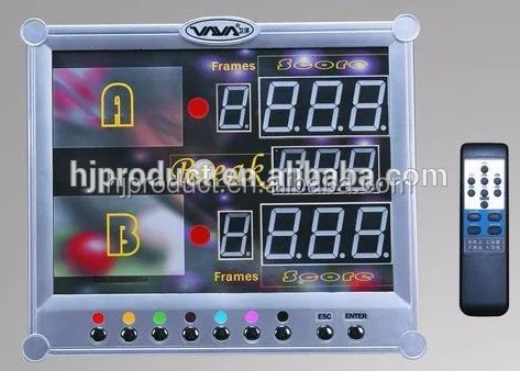 Portable Electronic Billiard Scoreboard,Pool Table Scoreboard,Snooker ...