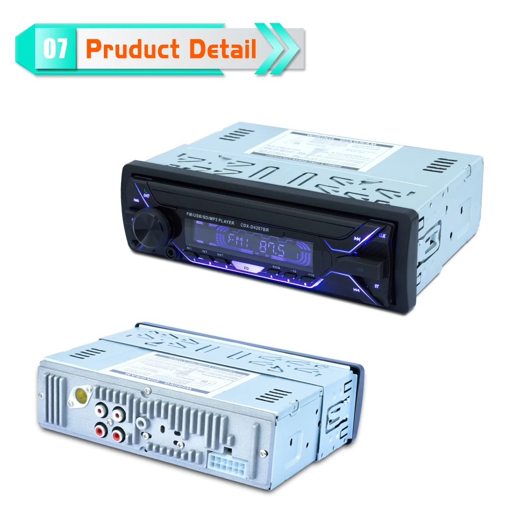 Car MP3 Player with SD Card - Universal Compatibility