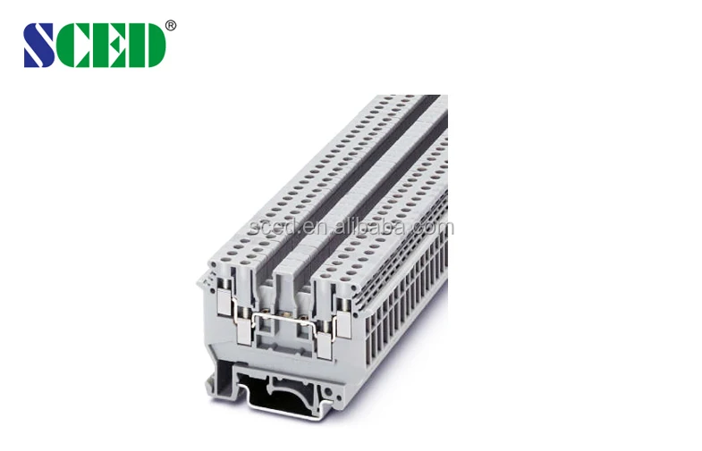 Busbar Quick Connect Fire Resistant Plastic Feed Through Din Rail ...