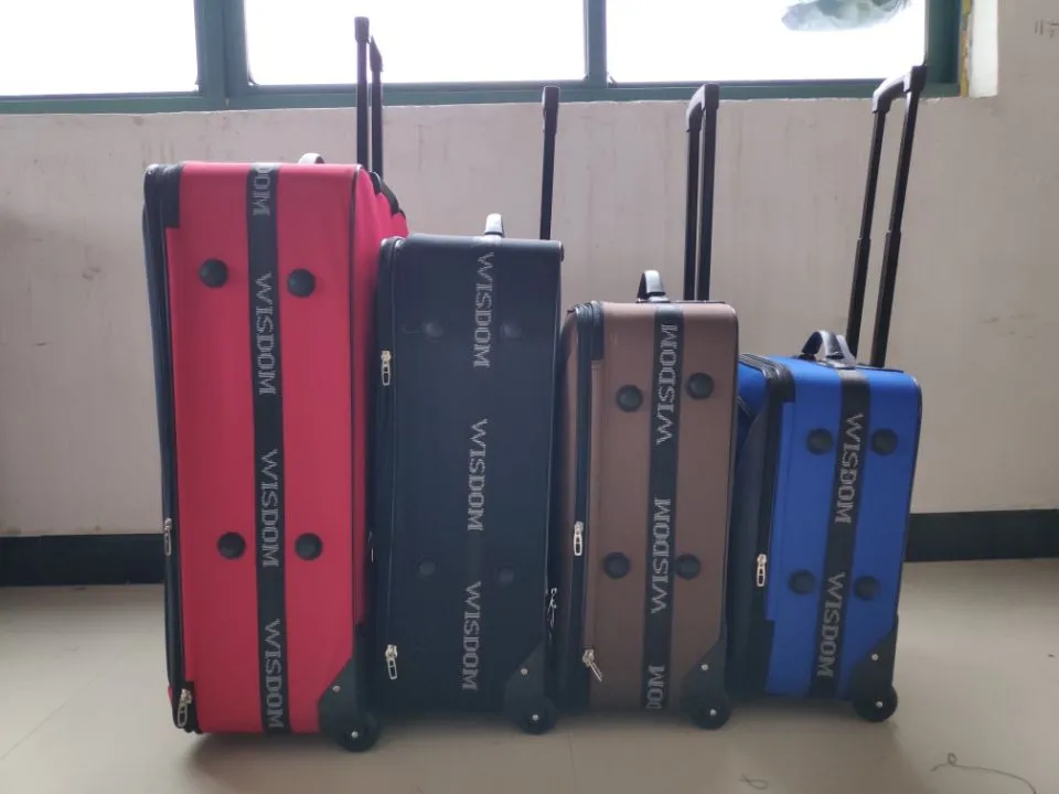 Fashionable Hot Selling Fabric Suitcase Type Polyester Luggages Set ...