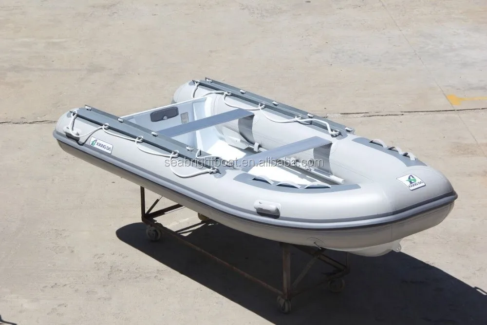 Aluminum Hull Material And Outboard Engine Type Commercial Inflatable 4 ...