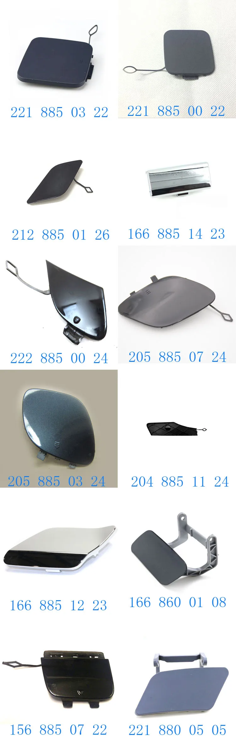 Rear Trailer Cover ML W166 OEM:1668851423 for Mercedes-benz