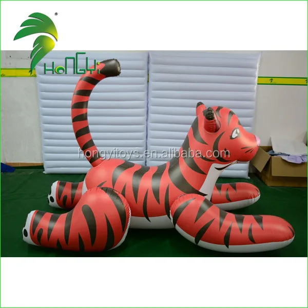 Hongyi Toys Pvc Inflatable Giant Tiger Ride On Inflatable Animal Toy ...