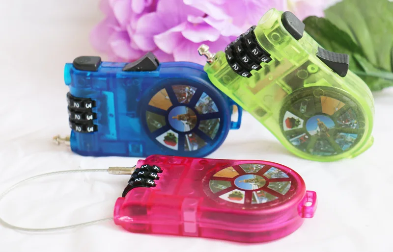 Ch-31 Cjsj Abs Adjustable Wire Cable Lock Flexible Combination Lock ...