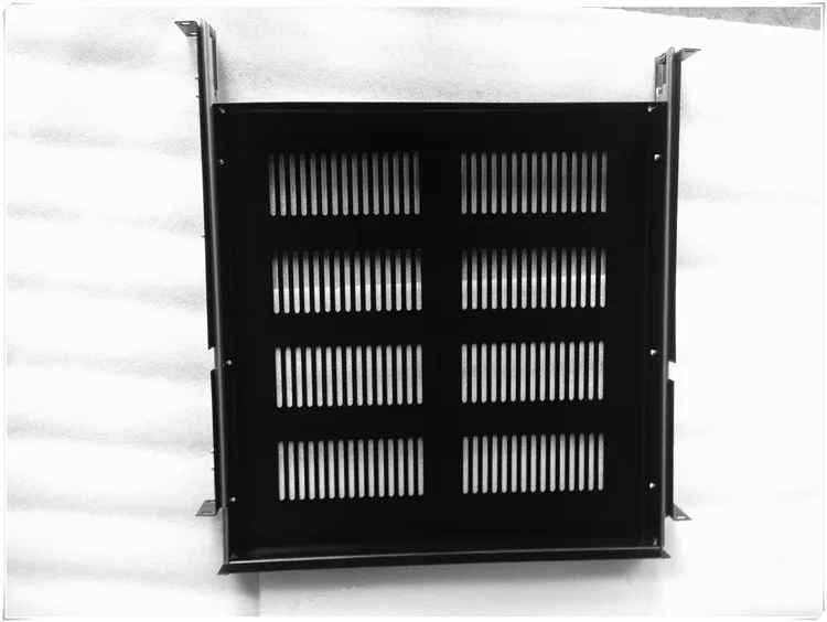 Professional Adjustable Rack Mount Metal Server Shelf Shelves Rail ...