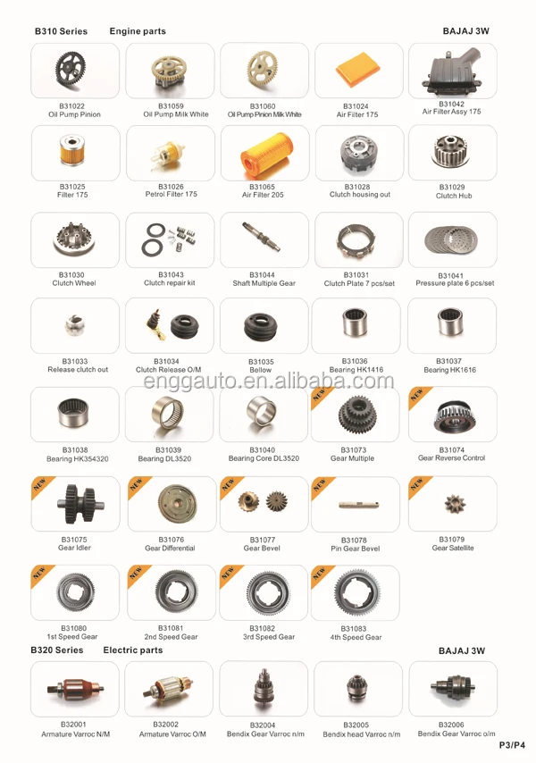 Bajaj Three Wheeler Spare Parts Catalogue Pdf | Reviewmotors.co