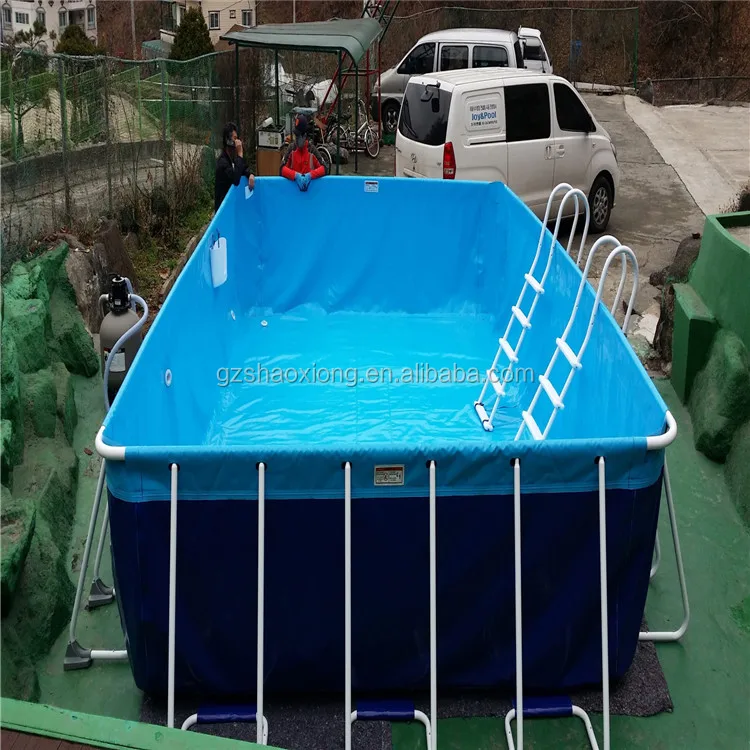 Large Portable PVC Swimming Pool - Perfect for Kids & Adults