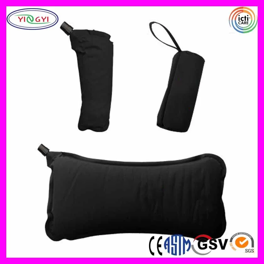 1300 Self Inflating Adjustable Lumbar Pillow Backrest Support Travel ...