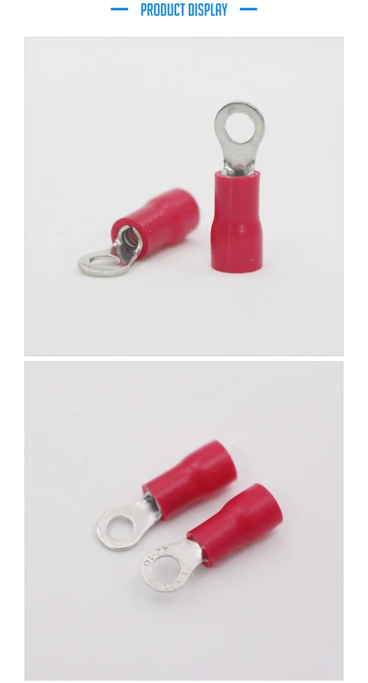 Rv 1.25-3 Screw Crimp Eyelet Insulated Cable End Terminal - Buy Brass ...