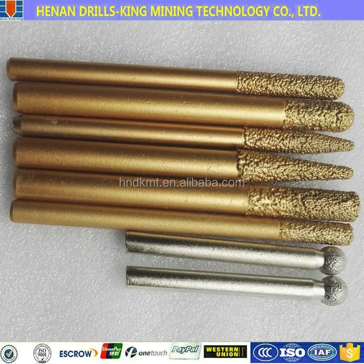 Stone Concrete Diamond Cnc Router Bits For Granite/ Glass Cutting ...