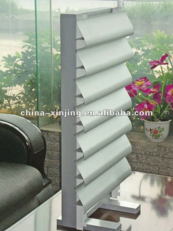 Arc Shape Curved Perforated Window Fixed Aluminum Louver - Buy ...