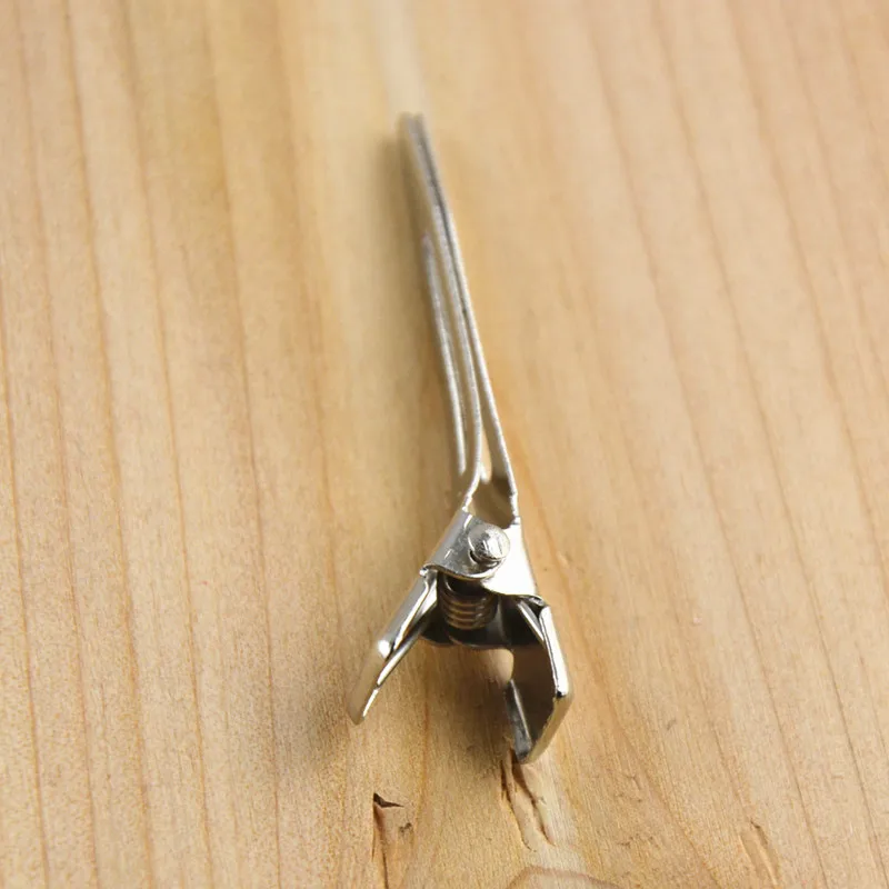 Diy Stainless Steel Pointed Duck Beak Clip Alligator Hair Tool Clip ...