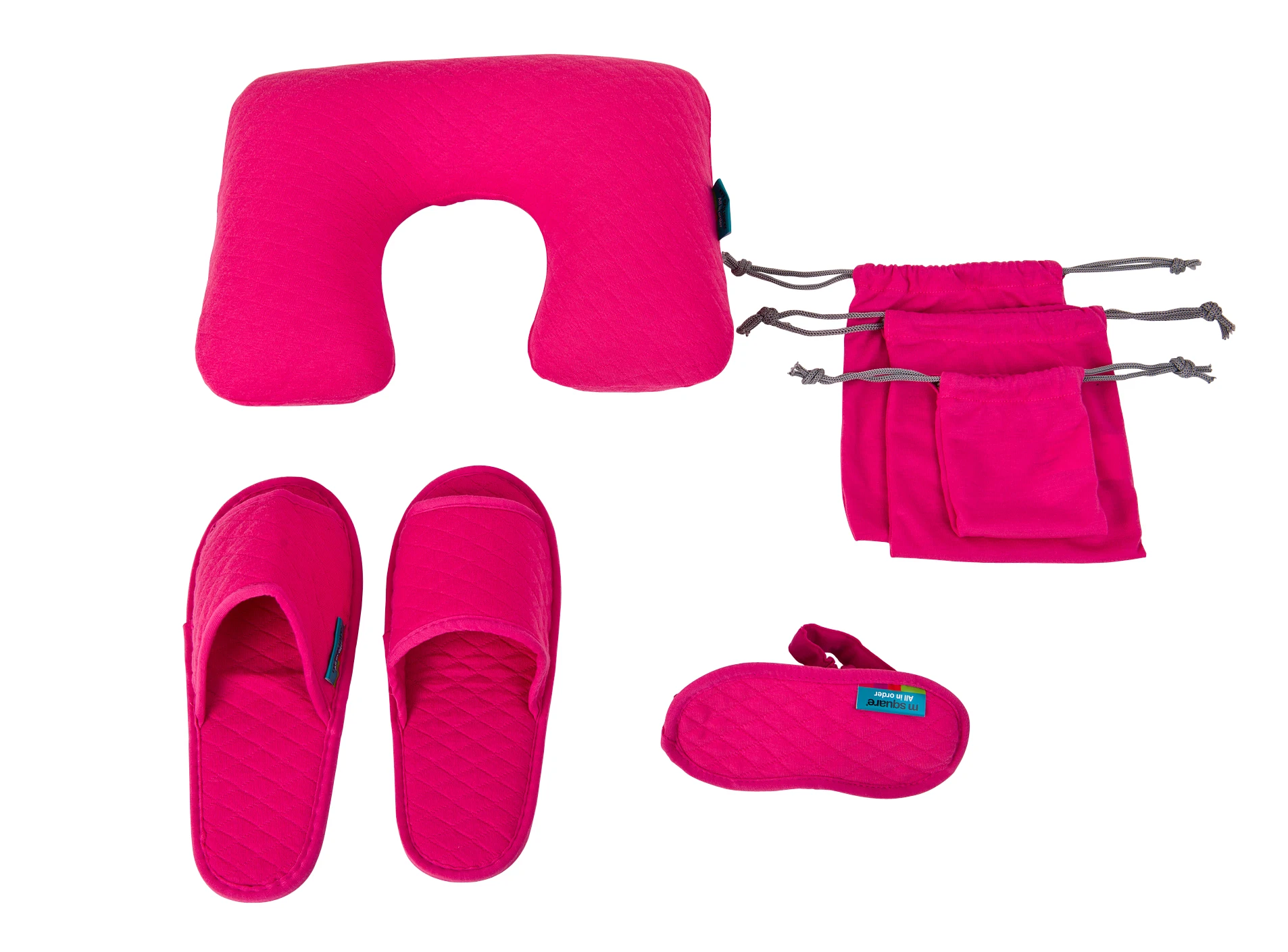 3 In 1 Comfort Airline Inflight Travel Kit Personalized Hanging ...